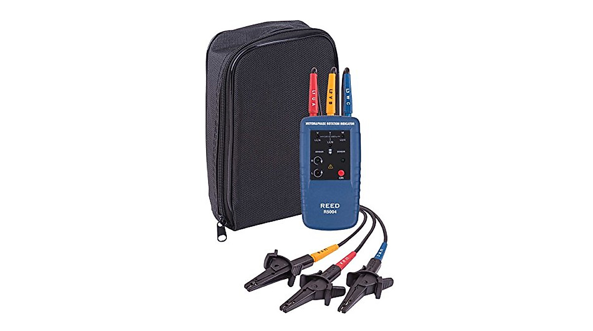 REED Instruments R5004 Motor Tester - Precision Phase Testing