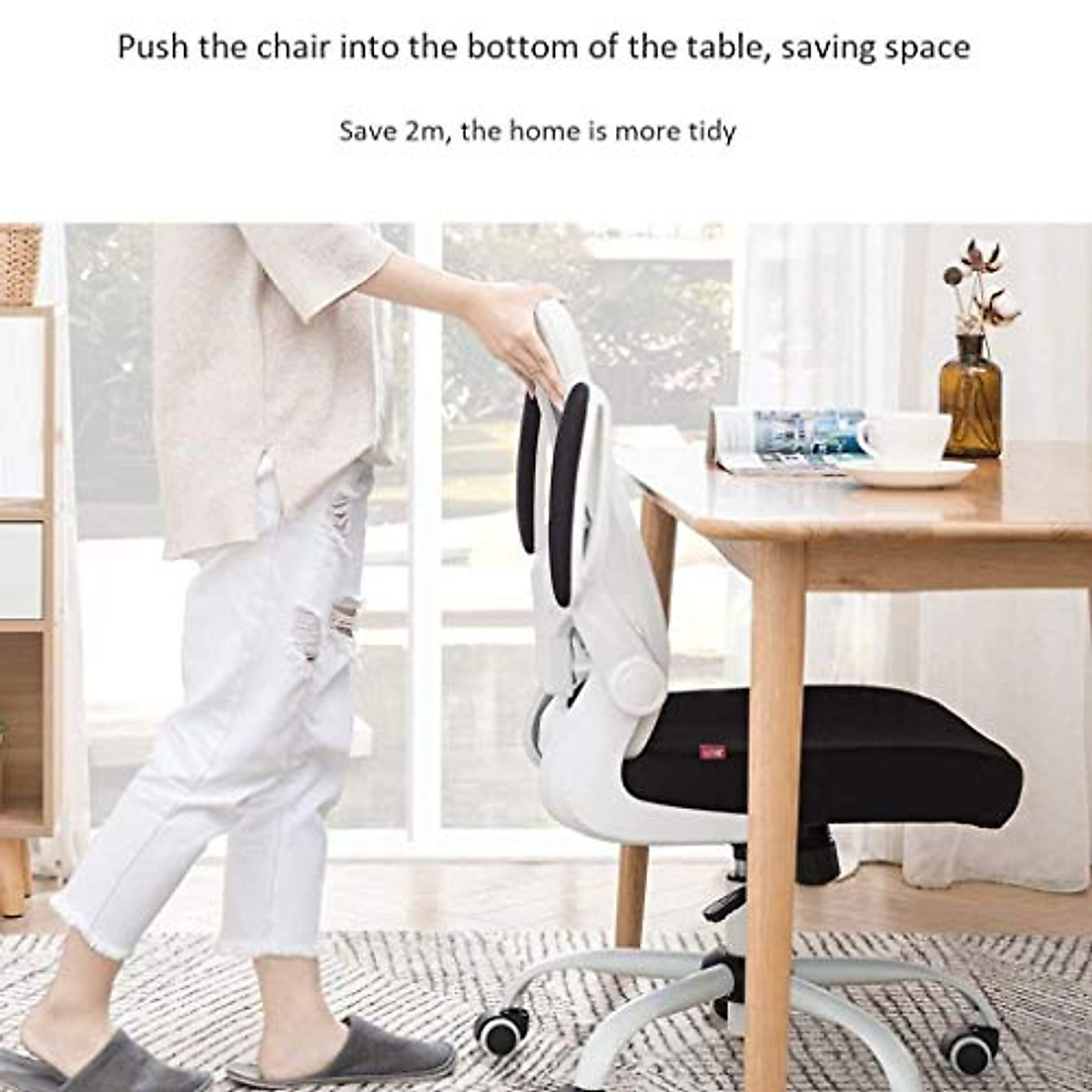 BZLSFHZ Mesh Swivel Ergonomic Task Office Chair with Computer Chair Home Chair Student Chair Writing Chair Office Chair