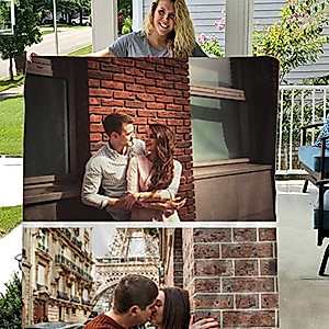 Customized Blankets with Photos Personalized Picture Collage Super Soft Throw Blanket for Family Friend Lover Birthday Christmas Wedding Gift Fits Couch Sofa Bedroom Living Room