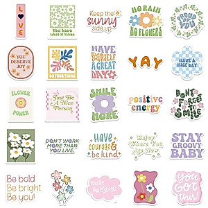 100PCS Danish Pastel Stickers, Pink Aesthetic Inspirational Stickers for Girls,Adults and Teens, VSCO Colorful Pastel Vinyl Waterproof Stickers for Laptop,Water Bottles,Computer,Phone,Skateboard