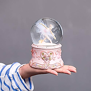 Septwonder Ballerina Snow Globe Plays Ballet Tune Swan Lake, Snowglobe for Wife, Daughter, Granny and Granddaugther