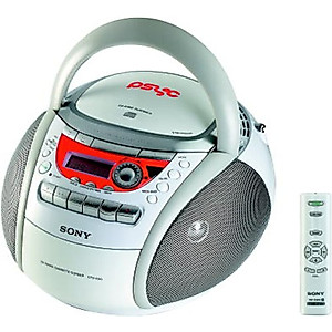 Sony CFD-E90 CD Radio Cassette Recorder (White)