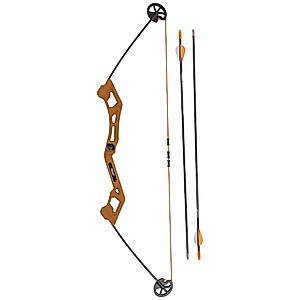 Bear Archery Valiant Bow Set for Youth, Right Hand, Flo Orange