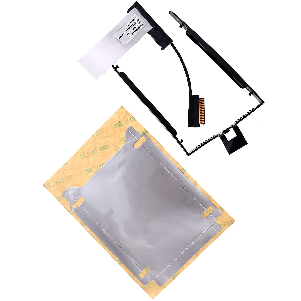 Deal4GO SATA Hard Drive Cable with 2.5" HDD Caddy Bracket 01ER034 450.0AB04.0001 Replacement for Lenovo ThinkPad T570 T580 P51s P52s