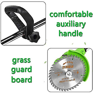 Handheld Portable Grass Trimmer Telescopic Electric Lawn Mower Cordless Weeder Garden Pruning Tool Brush Cutter Complete Accessories Rechargeable Lithium Battery 24V