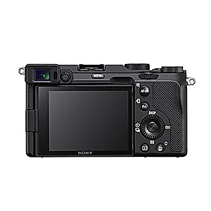 Sony Alpha a7C Full-Frame Compact Mirrorless Camera (Black) Bundle with FE 20mm f/1.8 G Lens (6 Items)