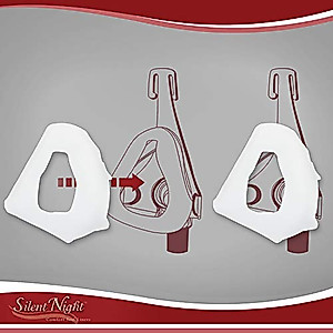 Silent Night Full Face Cpap Mask Liners - Reduce Noisy Air Leaks and Painful Blisters - Cpap Supplies and Accessories - Large
