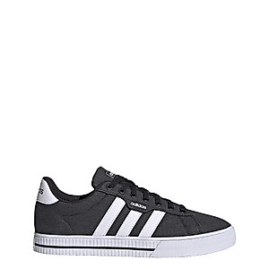 adidas Men's Daily 3.0 Skate Shoe, Core Black/Cloud White/Core Black, 8