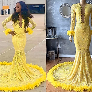 Over 10 Color 25 Gram, 4 Feet Long Chandelle Feather Boa,Kids Feather Boa, Great for Party, Wedding, Halloween Costume, Christmas Tree, Decoration (Yellow)