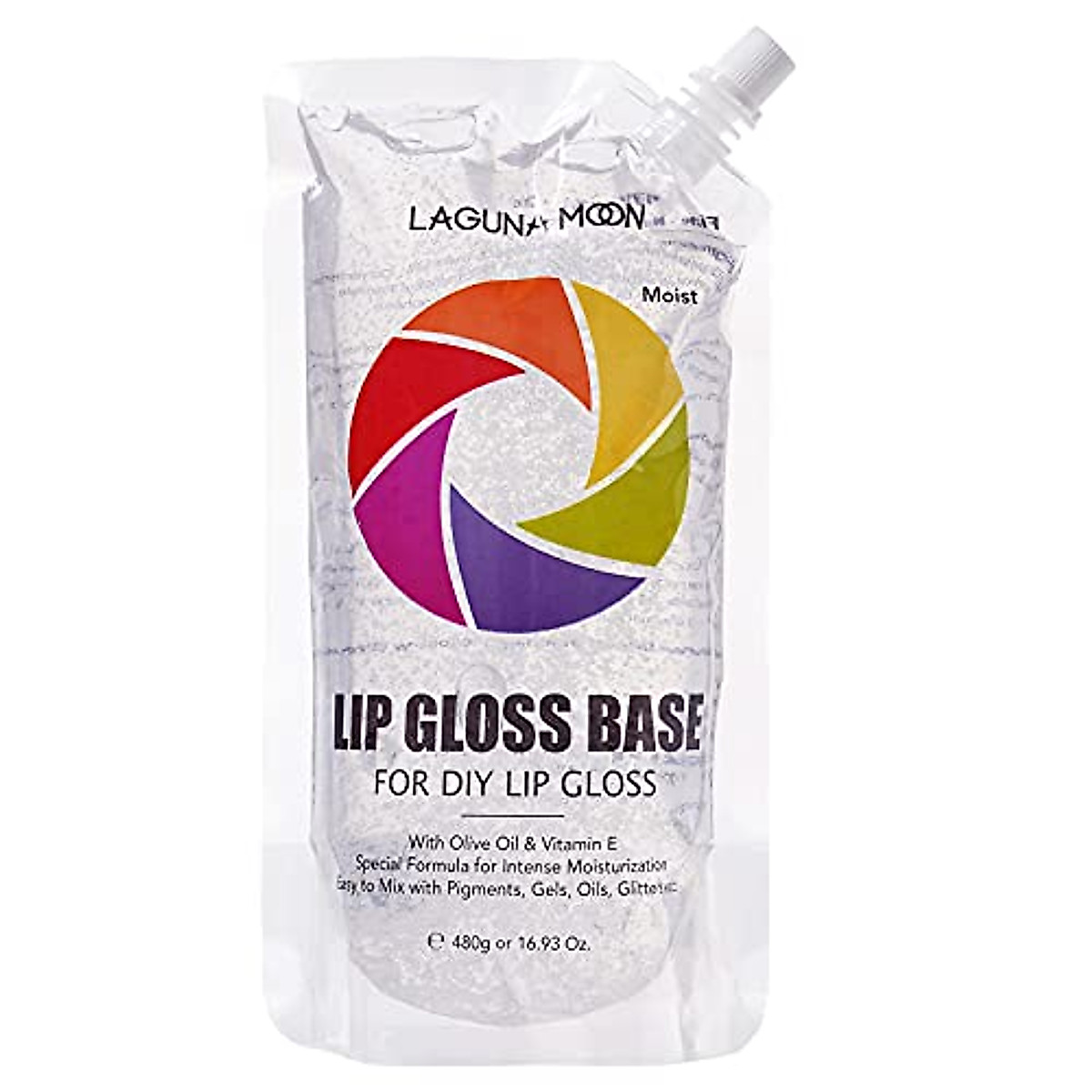 Clear Lip Gloss Base for DIY Lip Gloss Kit - 16.93oz Versagel w/ Olive Oil & Vitamin E for Smooth, Hydrated, Moisturized Lips - Fragrance-Free, Safe for Sensitive Skin - Small Business DIY Supplies
