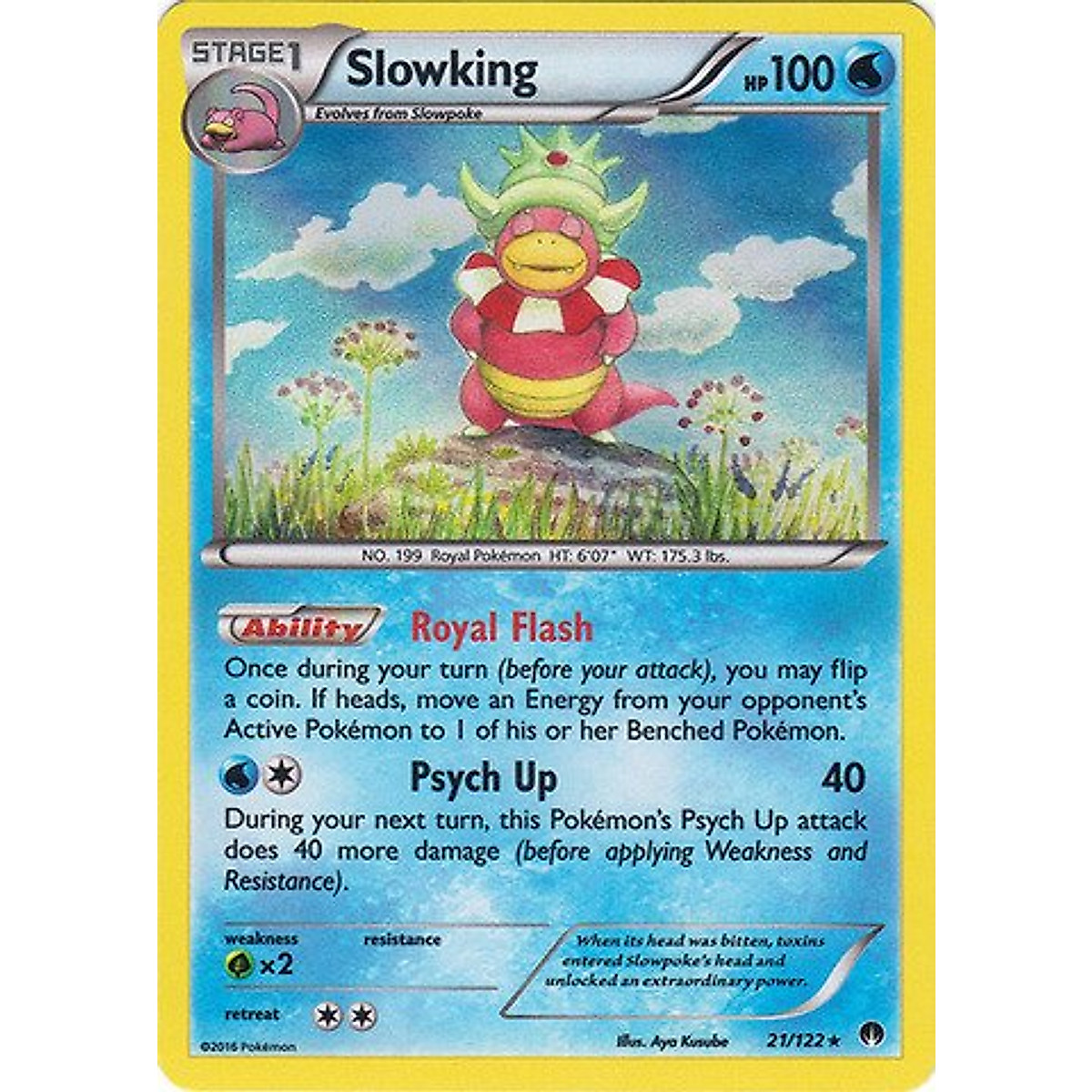 Pokemon - Slowking (21/122) - XY Breakpoint - Holo