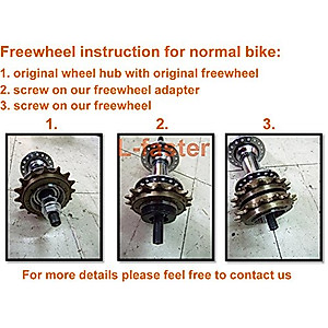 L-faster 24V36V250W Electric DC Motor Brushes Motor for Electric Bike Conversion Kit Electric Bicycle Scooter Motor (36V 250W)