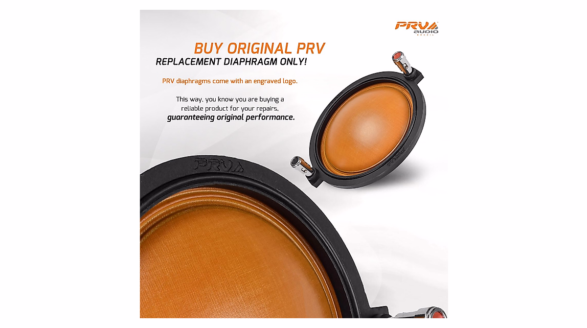 PRV AUDIO RPD3220Ph Original Authentic Replacement Diaphragm for D3220Ph D3220Ph-Nd Phenolic ...