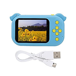 Tgoon Portable Children Digital Camera, Support Photography Memory Card 2.4 Inch LCD Video Recorder ABS