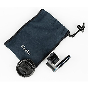 Kenko Real Pro KE-RP065WM Clip Wide 0.65x and Macro Lens for Smartphone/Tablet/Notebook Black