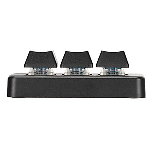 Zyyini Mechanical Keyboard, USB Mini 3 Keys Keyboard RGB Mechanical Gaming Keyboard, Wired//BT 3 Mode Connector, HID Programming Macro for Dos,for Windows,for Android