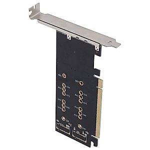 Nvme Pcie Card, Pcie Nvme Adapter NVME Two‑Plate Design 3.0 X16 Great Workmanship Environmentally Durable for Computer for Desktop for Replacement for PC