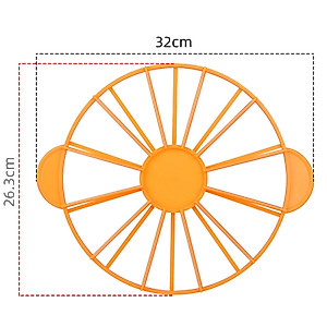 Cake Divider Cake Divider 10/12 Slices Manual Ergonomic Handle Double Sided Labor-saving Uniform Cut Food Grade Round Bread Cake Equal Portion Cake Piece Slicer