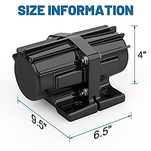 Signstek 200LB Vibrator Motor for Salt & Sand Spreader and Concrete Mixer 4000rpm 60W DC12V