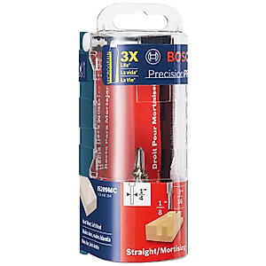 BOSCH 85209MC 1/8 In. x 7/16 In. Solid Carbide Single-Flute Straight Router Bit