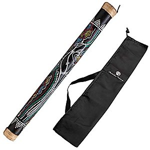 Australian Treasures - Rainstick 60cm painted including nylon bag