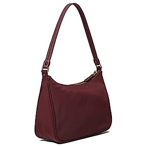 Kate Spade New York New Nylon Small Shoulder Bag Dark Merlot One Size
