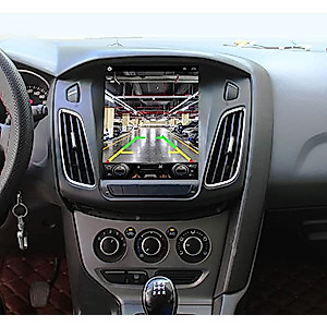 for Ford Focus Radio Upgrade 2012-2018 9.7inch Stereo Replacement Wireless carplay Tesla Style Stereo IPS Touch Screen WiFi GPS Navigation Free Camera