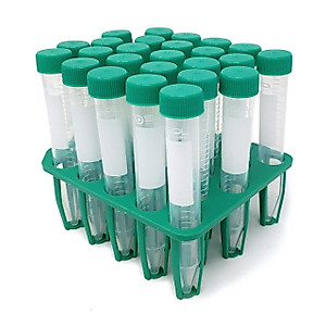 SPL 15 ml Conical Centrifuge Tubes Sterilized with PP Racks,DNase/RNase - Free, 25 Tubes x Rack (1 Rack)