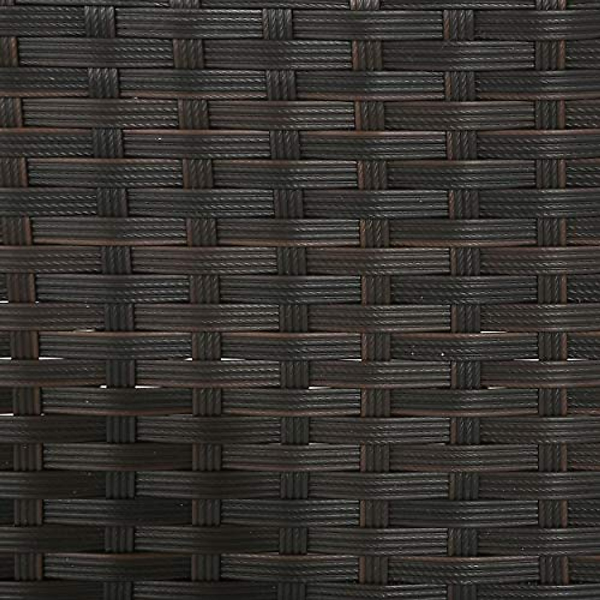 Christopher Knight Home Constance Outdoor 4 Seater Wicker Swivel Chair and Fire Pit Set, Dark Brown + Navy Blue + Hammered Bronze