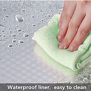 Kitchen Backsplash Stickers, 196.85X15.75 Inch Kitchen Wallpaper Stickers Self Adhesive Kitchen Aluminum Foil Stickers Oil Proof Waterproof (Silver Cube Texture)