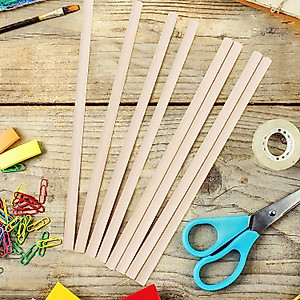 NANXJIUR 10 PCS Wooden Dowel Rods Round Wood Dowels 5/8 x 12 Inch Natural Macrame Dowel Wooden Sticks for Crafts Unfinished Hardwood Sticks for Arts and DIY Crafting, Tiered Cake Support