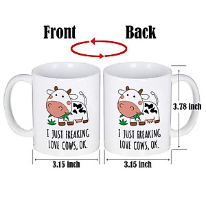 LOZACHE Dog Mom Gifts for Women, 11oz Best Dog Mom Ever Coffee Mug Cup Dog Lovers Gift For Mom, Fur Mama, Wife, Mother, Sister, Aunt, Her, or Friends (Dog)