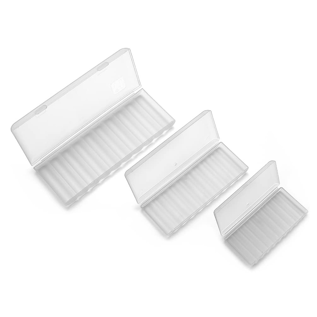 FULIN 2 Pack Battery Holder Organizer for 20 Counts AA Batteries and 2 Pack Storage Case for 20 Counts AAA Batteries