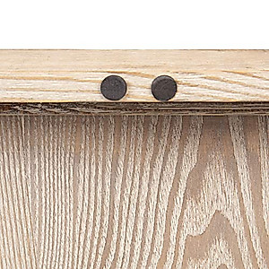 American Legend Barnwood Dartboard Cabinet with Wheat Finished Barn Style Doors - Dartboard Not Included