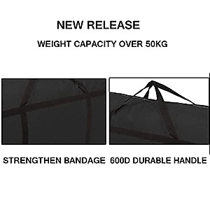 WITERY Extra Large Storage Bag for Moving - Heavy Duty Oxford Water-Resistant Storage Bag Organizer with Reinforced Handles & Zippers for Traveling/Camping/College Dorm/Holiday Decorations, 39x24x12 Inches