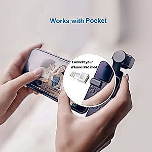 2 Pack [Apple MFI Certified ] Lightning Extender Adapter, iPhone Charger Extension Cable Female to Male Dock Extender for iPhone 13 12 11 X XS XR 8 7 6 5 iPad Charging Audio Video Data Transfer