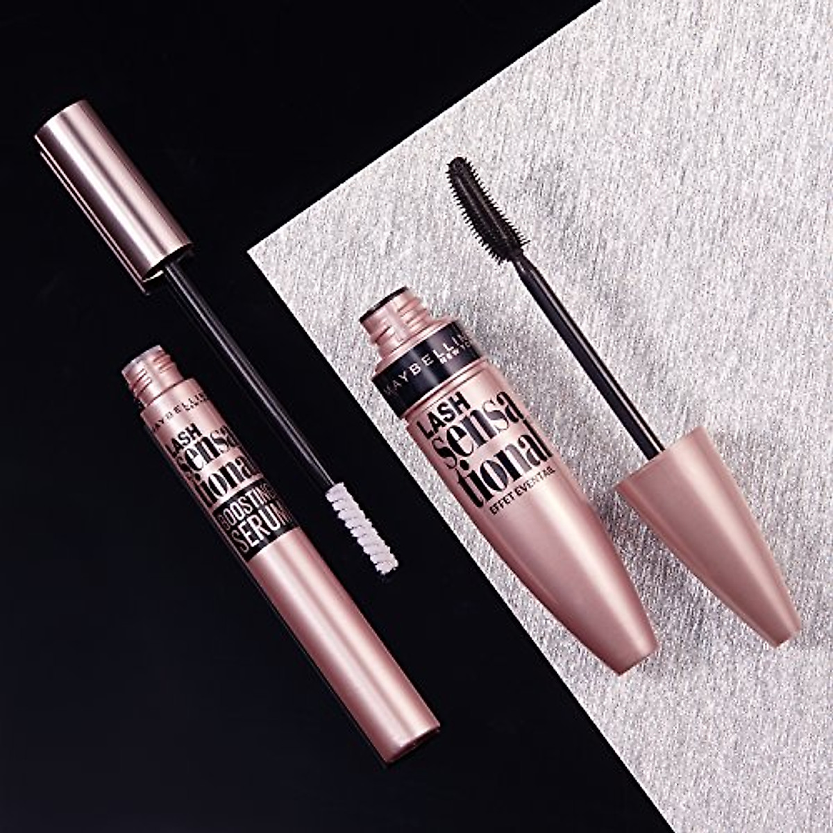 Maybelline Lash Sensational Boosting Eyelash Serum, Conditioning Lash Serum Infused with Arginine and Pro-Vitamin B5 to Fortify Lashes, 1 Count