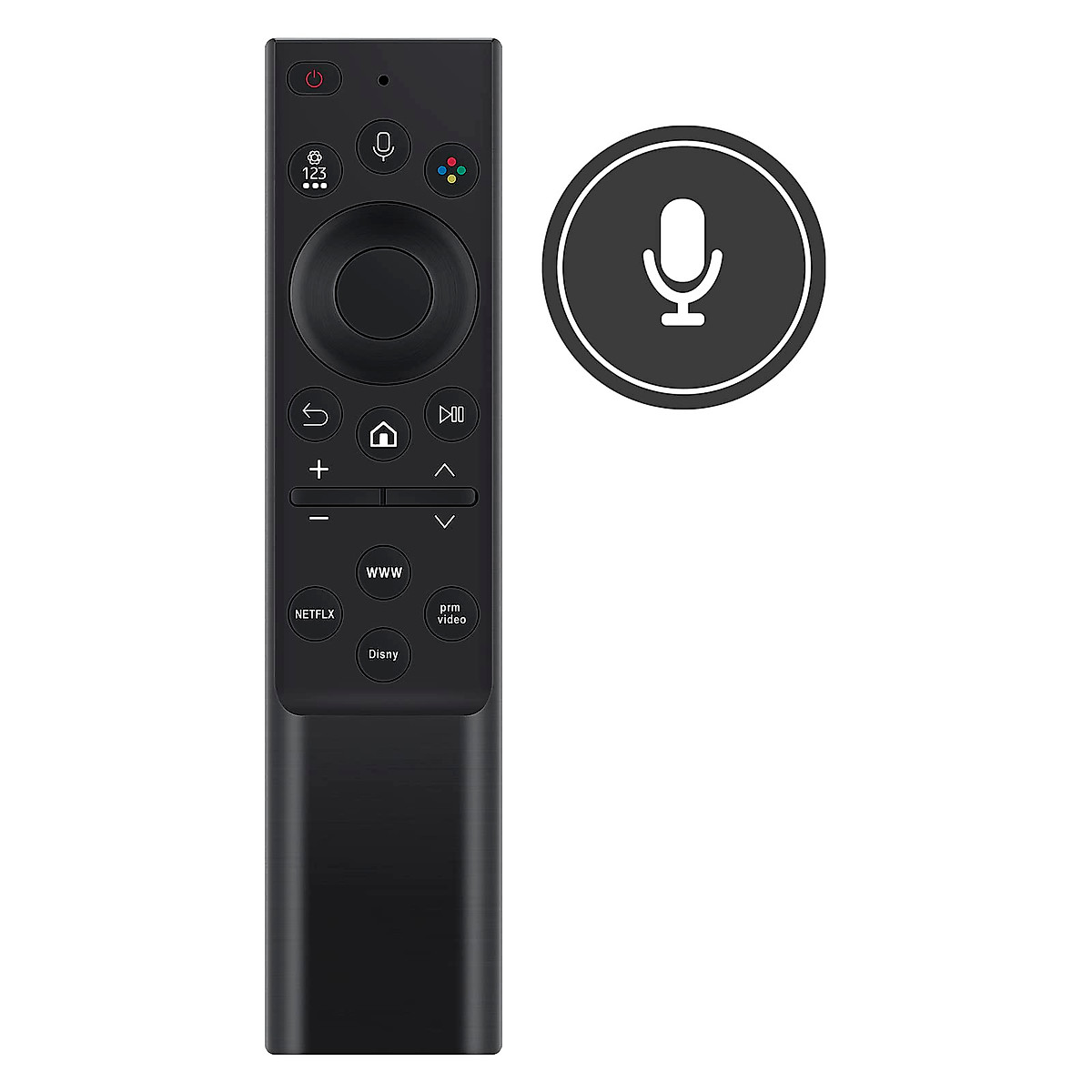 BN59-01386D RMCSPB1EP1 Replace Voice remote control fit for Samsung Smart TV Neo QLED, The Frame and Crystal UHD Series QN43Q60AAFXZA, QN50LS03AAFXZA, QN50Q60AAFXZA, QN50QN90AAFXZA, QN55LS03AAFXZA