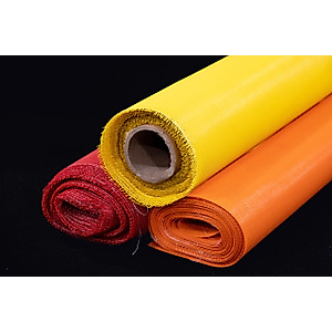 Phifertex Vinyl Mesh Patio Chair Replacement Fabric - Outdoor Fabric by The Yard - Black Vinyl Material, 2 Yards - Outdoor Furniture Repair - Lawn, Sling Chair - Art & Crafts Mesh