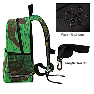 QUGRL Black Kitten Leprechaun Toddler Backpack Kids Saint Patricks Day Kindergarten Schoolbag Preschool Nursery Travel Bag with Safety Leash Harness for Baby Boys Girls 3-8 Years