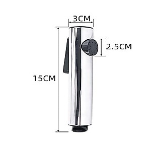 NDNCZDHC G1/2 Bidet Sprayer Head Small Hole ABS Bidet Sprayer for Toilet, Handheld Pressurized Toilet Sprayer for Bathroom