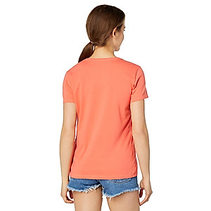 Life is Good Wild at Heart Short Sleeve Crush™ Tee Mango Orange MD (US 8-10)