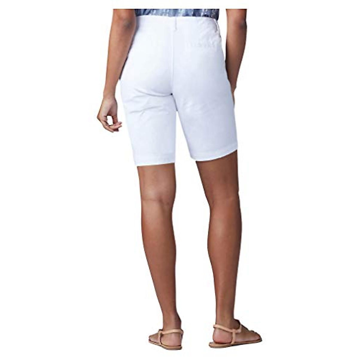 Lee Women's Regular Fit Chino Bermuda Short, White, 12