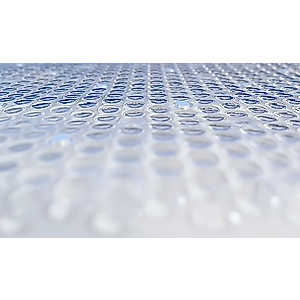 Splash Home Order Bathtub Mat Non-Slip, Shower Mat with 112 Suction Cups and Drain Holes Bath Mat for Tub, 27 L x 14 W Inches, Machine Washable, PVC - Clear