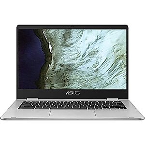 Asus Chromebook 14" HD Anti-Glare Nano-Edge Display Laptop Computer, Intel Celeron N3350 up to 2.4GHz, 4GB DDR4, 64GB eMMC Flash Memory, HD Webcam, 802.11ac, Bluetooth, USB-C, MicroSD, Chrome OS