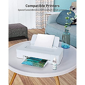 WOKOK Printer Cleaning Kit | Printhead Cleaning Kit | for Inkjet Printers HP/Brother/Epson/Canon WF-7710 WF-3640 7620 8600 8610 8620 WF-2750 WF-2650 ET-2750 ET-2650 C88 Liquid Printers Nozzle（100ml）