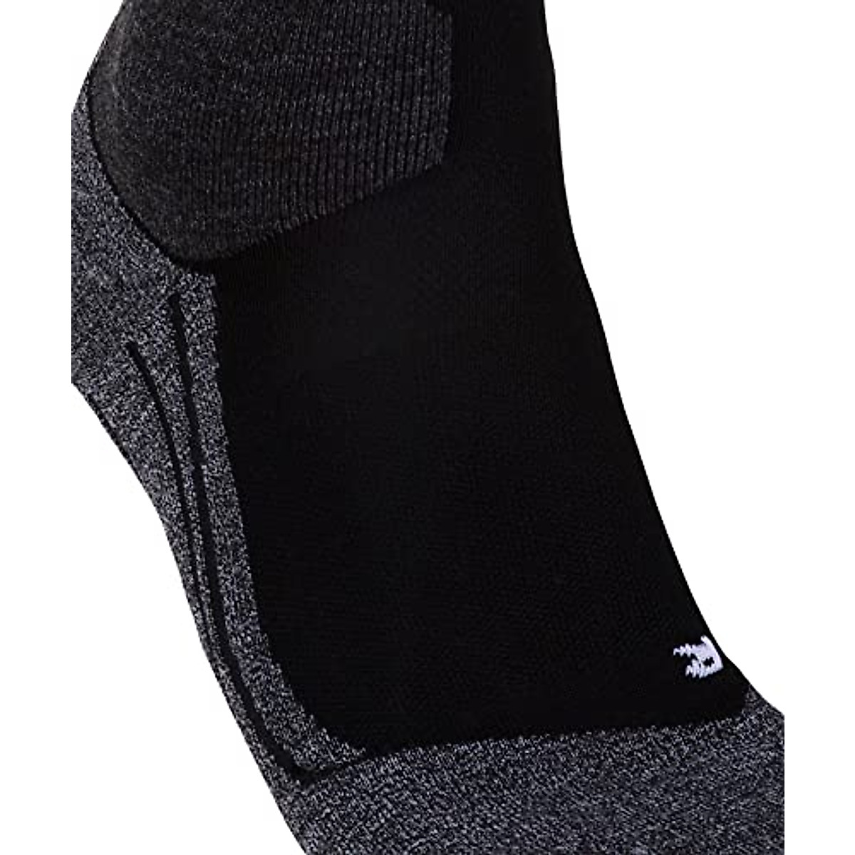 FALKE Women's SK5 Expert Ski Socks, Knee High, Ultra Light Cushion, Winter Athletic Sock, Breathable Quick Dry, Silk, Black (Black-Mix 3010), 9.5-10.5, 1 Pair