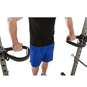 Fitness Reality Multi Grip Set of 2, Dip Bar Attachments for 2" x 2" Tube Power Cage