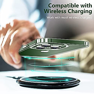 JUSTCOOL Crystal Clear Designed for iPhone 13 Pro Case, [Not Yellowing] [Military Grade Drop Protection] Slim Thin Clear Phone Case for iPhone 13 Pro 6.1 inch (Clear)