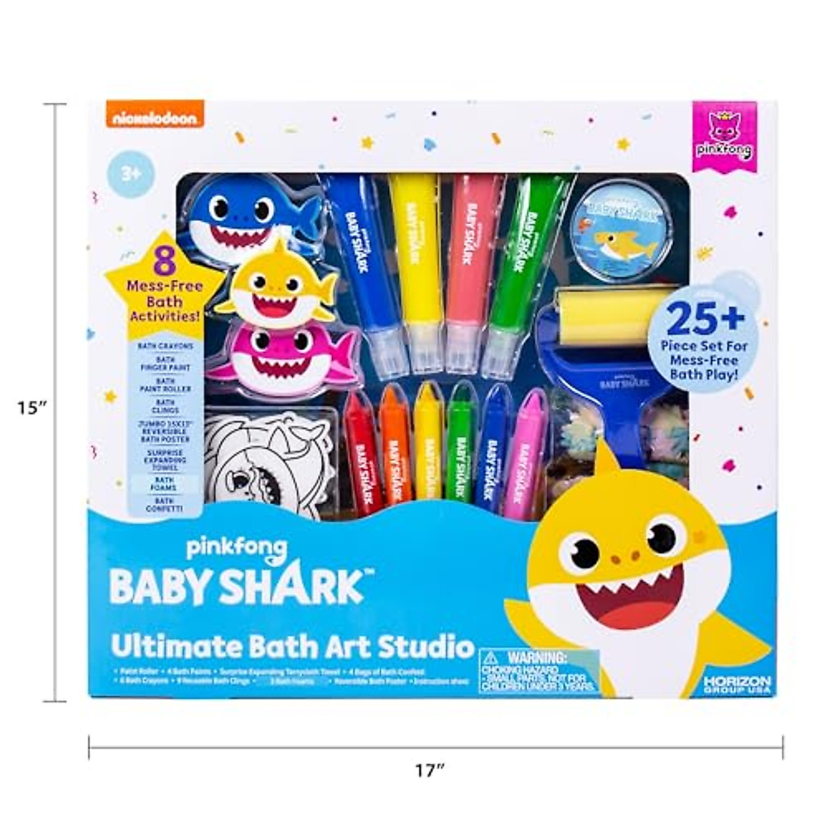 Baby Shark Ultimate Bath Art Studio by Horizon Group USA